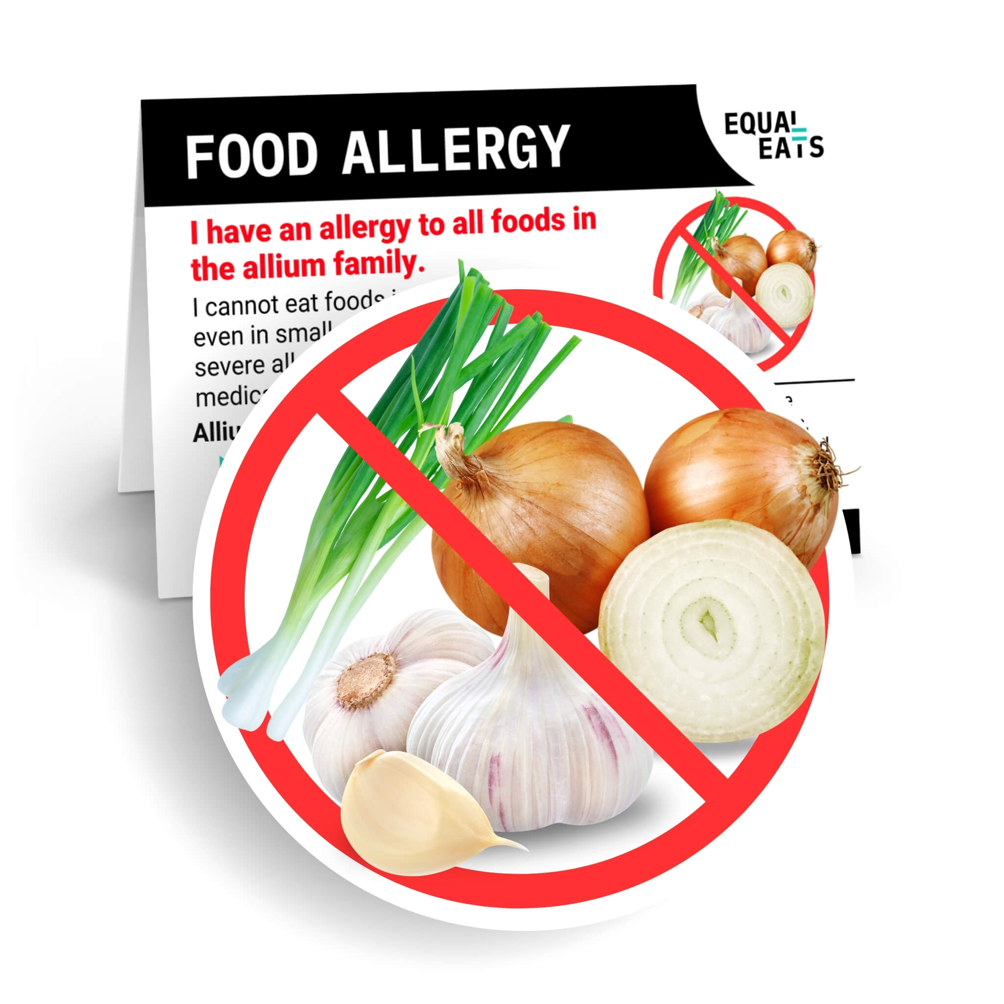 Allium Allergy Printable Card – Equal Eats
