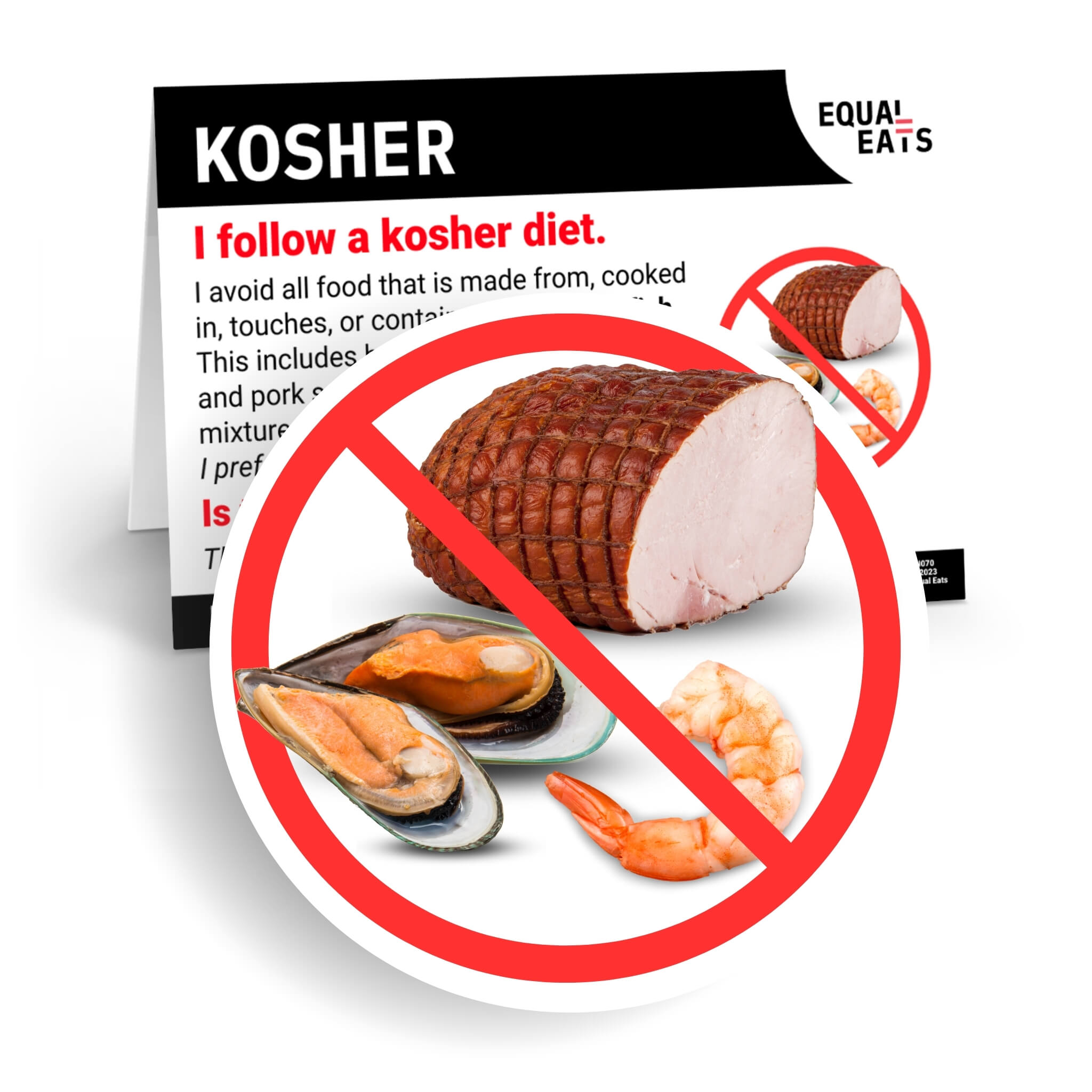 Kosher Diet Printable Card – Equal Eats