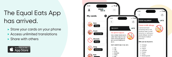 Food Allergy Cards | Equal Eats | Translation Cards in 50 Languages