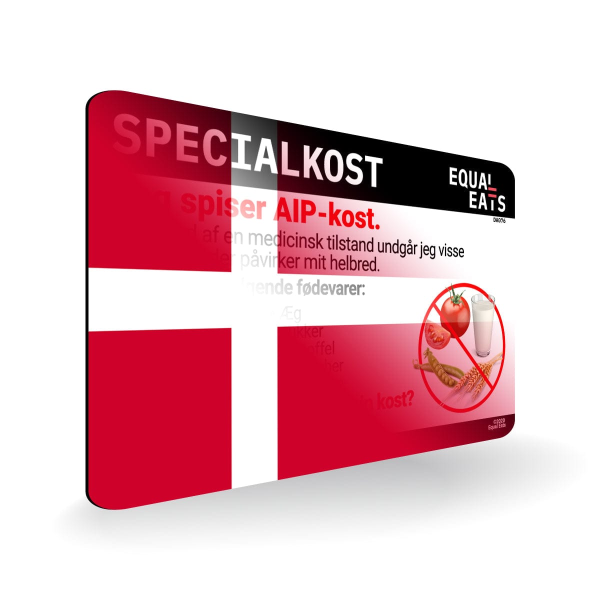 Danish AIP Diet Card | Eat Well in Denmark | Equal Eats